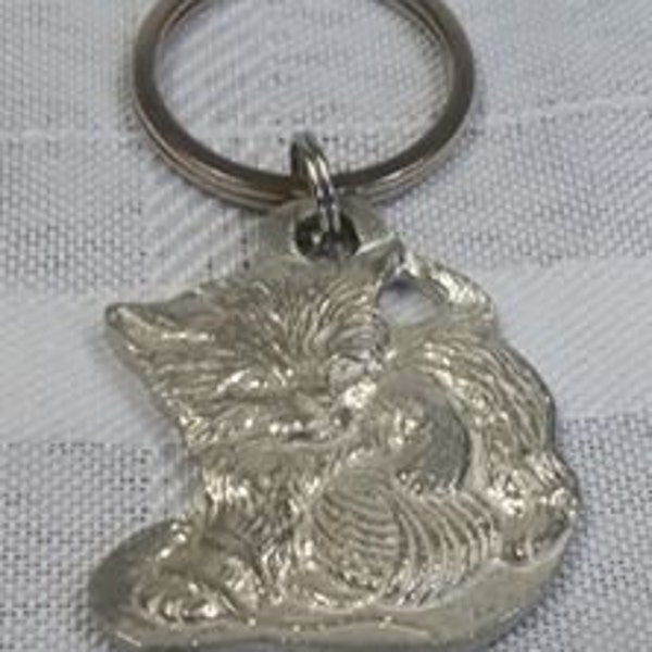 Pewter Key Chain - Etsy