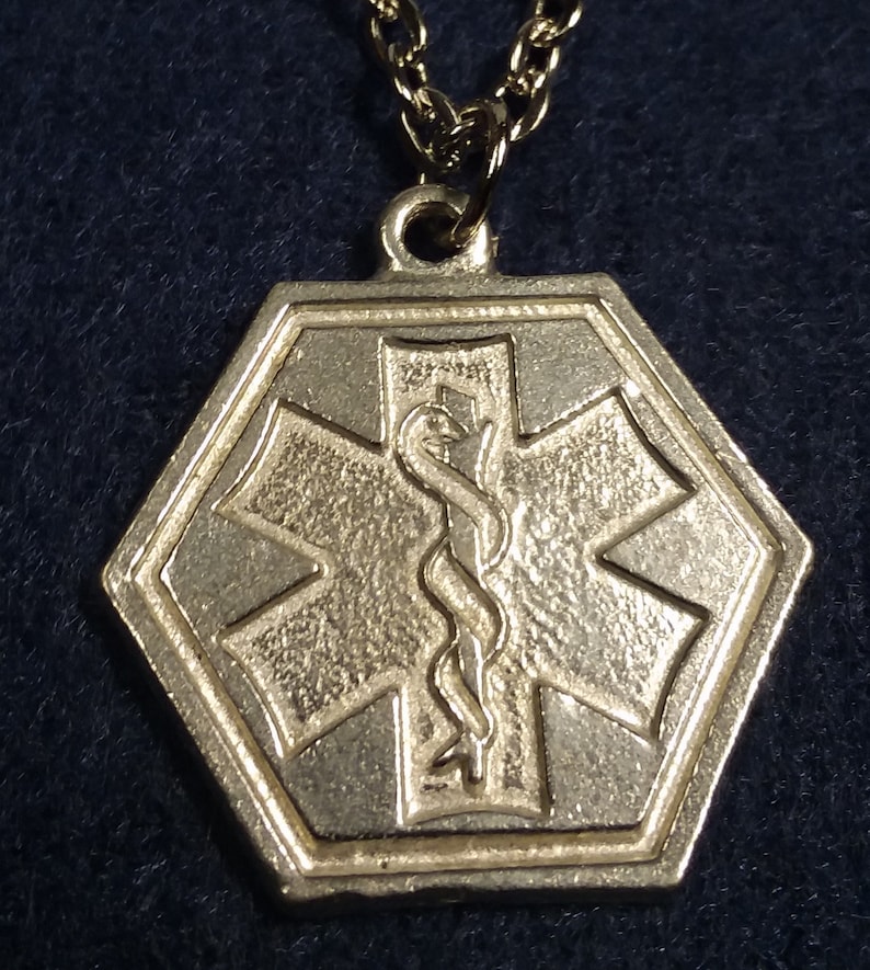 Pewter Star of Life Necklace - Etsy