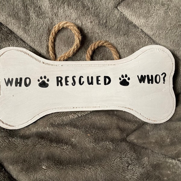 Who Rescued Who - Etsy