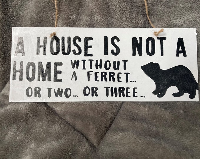 Ferret Math Sign Funny Ferret Sign - Etsy