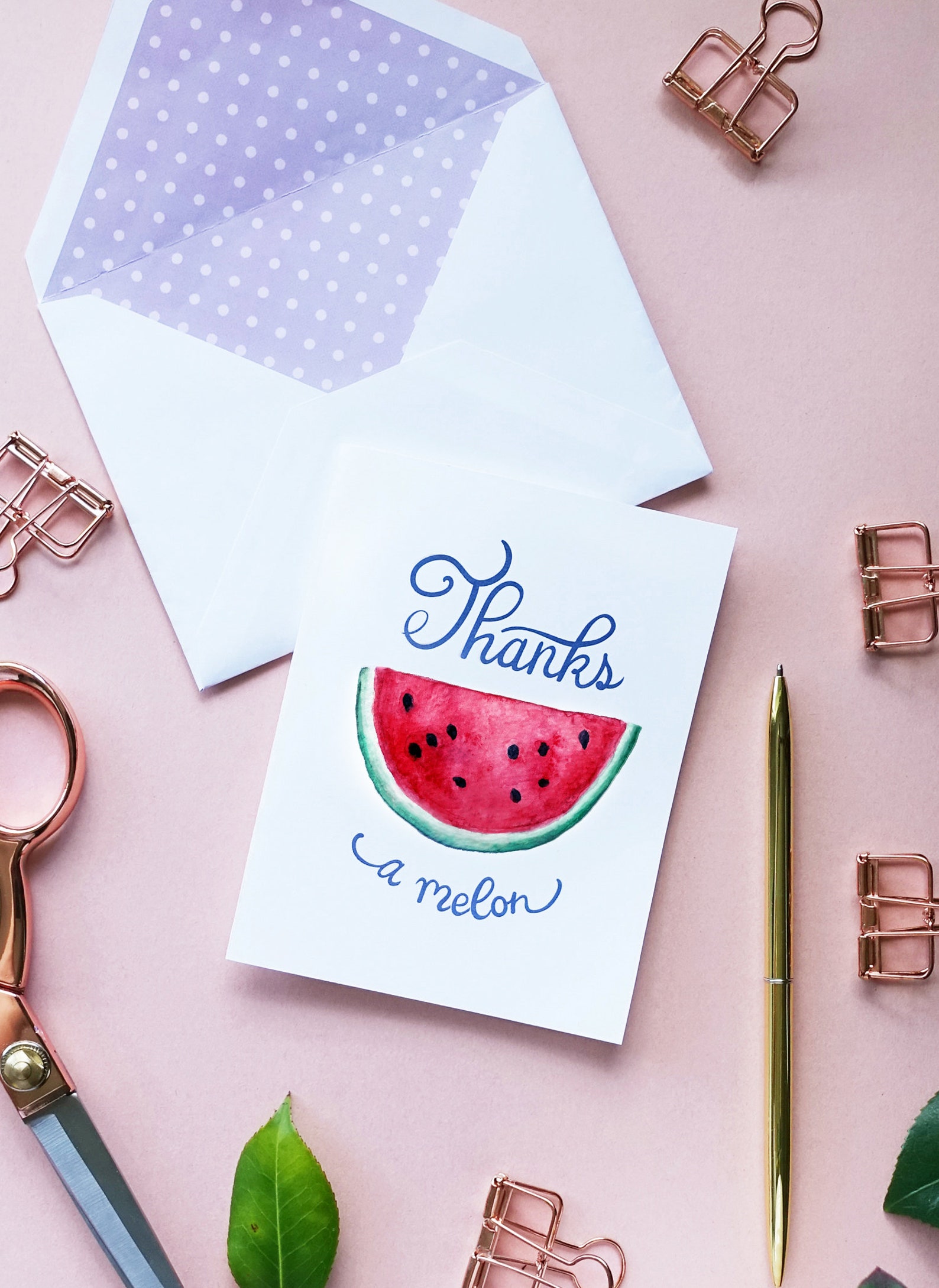 Watermelon Thank You Card, Funny Card, Printable Card, Printable ...