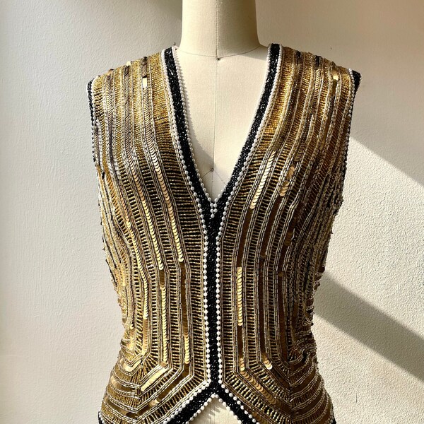Gold Vest - Etsy