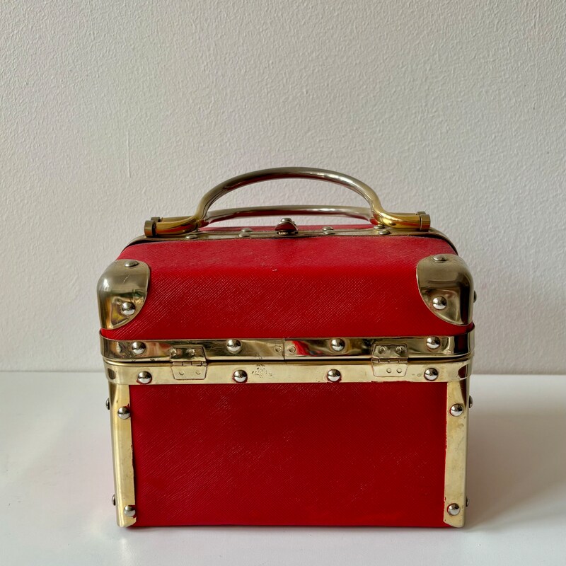 Leather Train Case - Etsy