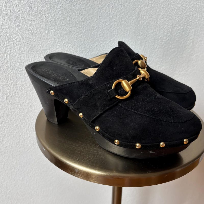 Suede Clogs - Etsy