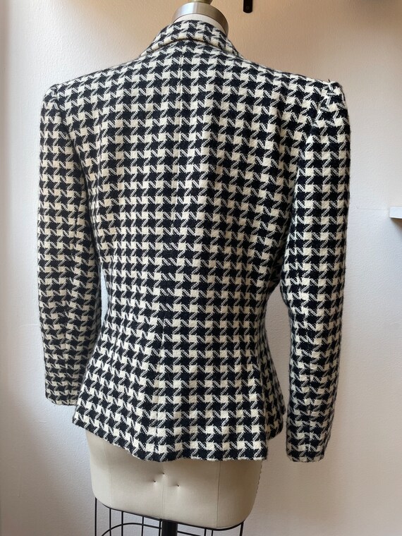 Vintage Lilli Ann Houndstooth Blazer - Gem