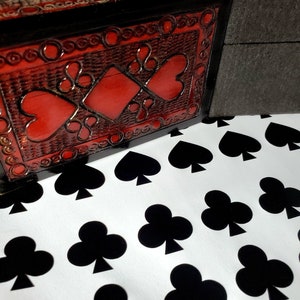 Set of 40 All Card Suits Vinyl Decals | 10 of Each Card Suit | Poker ...