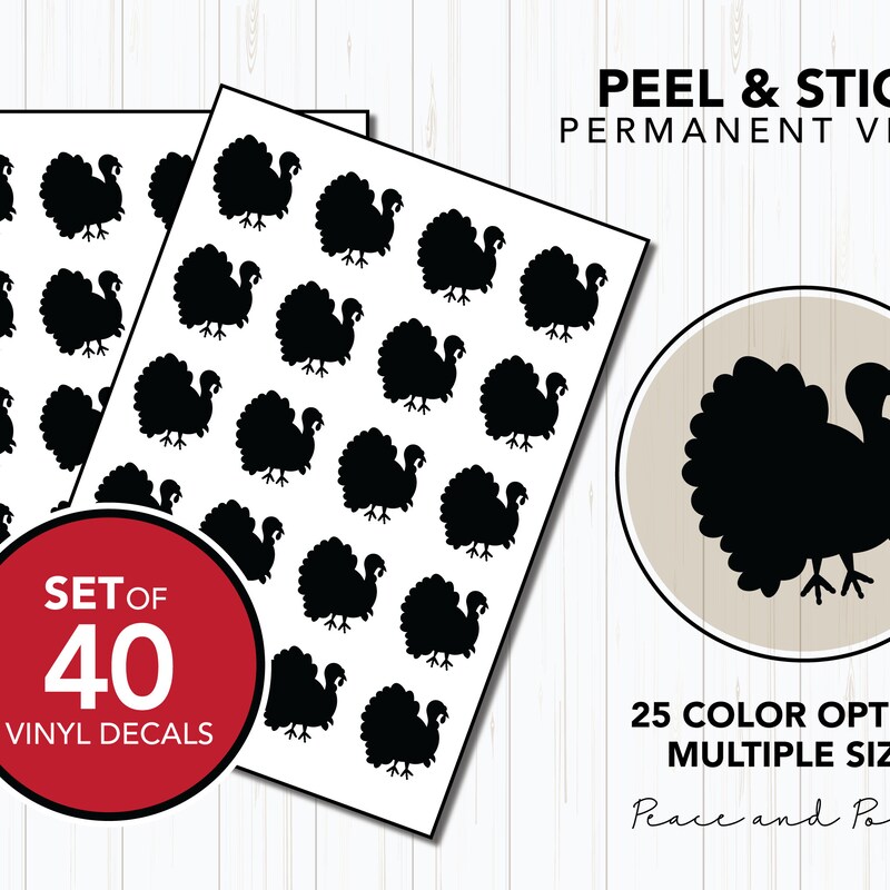 Turkey Stickers - Etsy