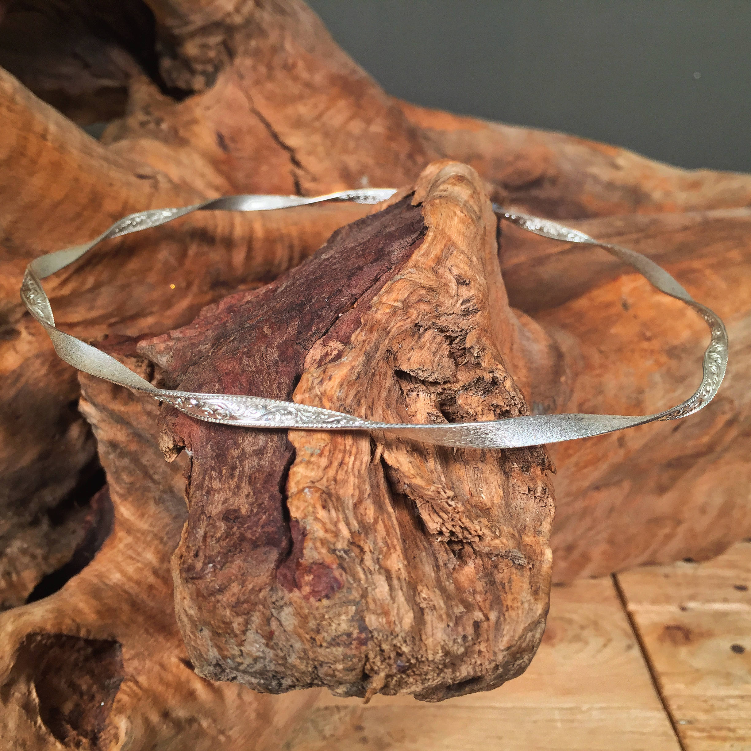 Handmade Pair Orthodox Wedding Crowns stefana Twisted 925 Silver Gold ...