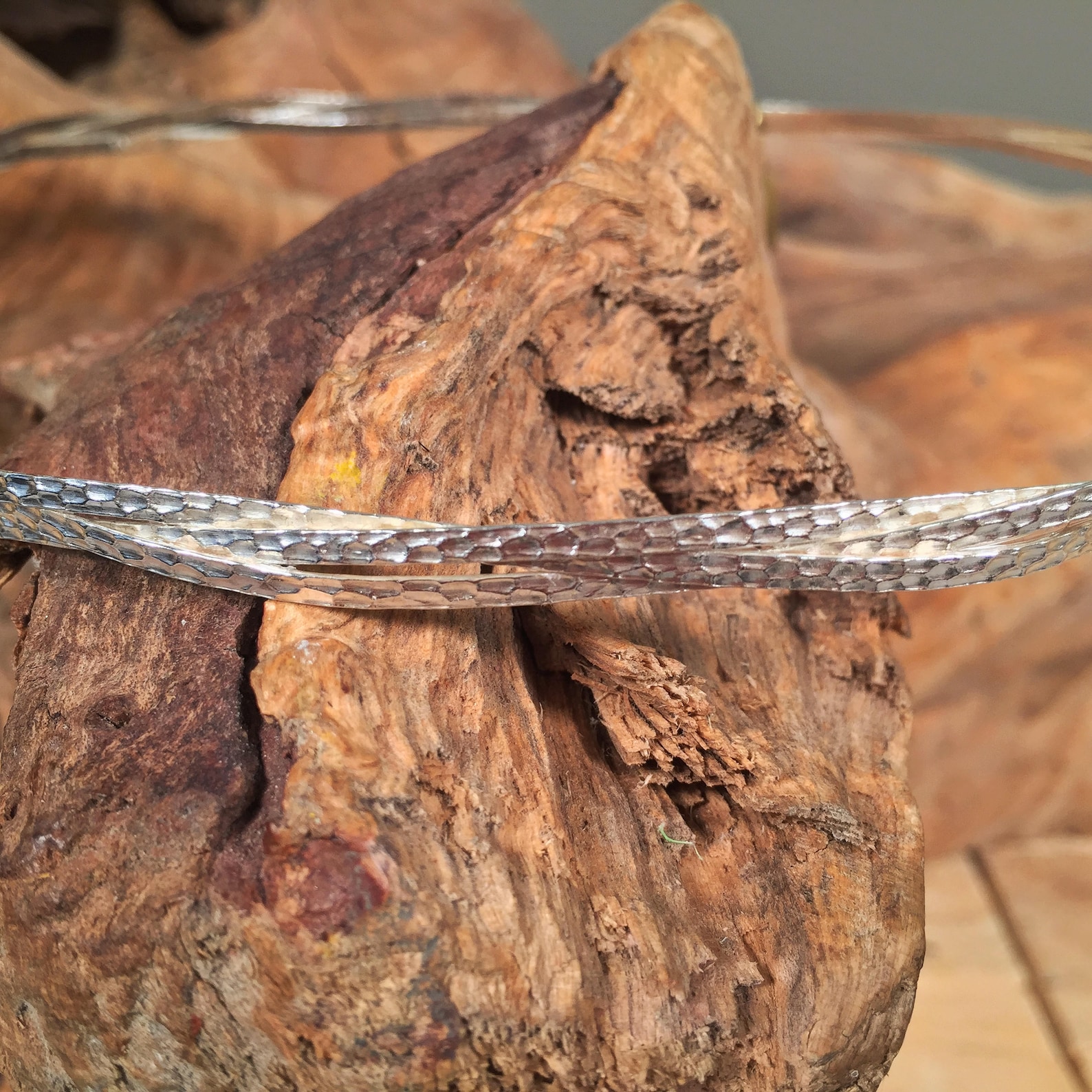 Pair Orthodox Wedding Crowns (stefana) Three Silver Hammered Rods Braid ...