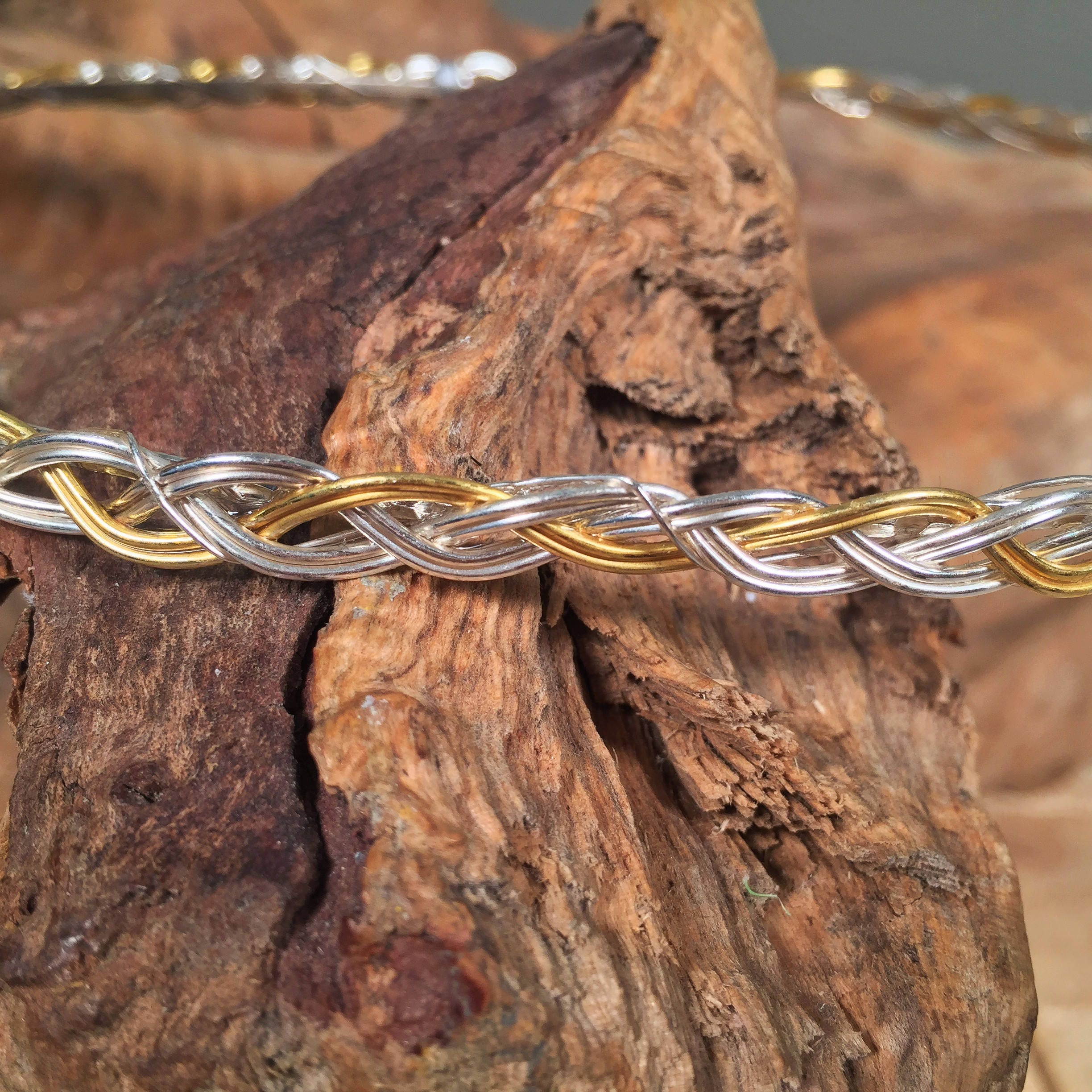 Pair Orthodox Wedding Crowns (stefana) Gold Plated Silver Rods Braid - Etsy