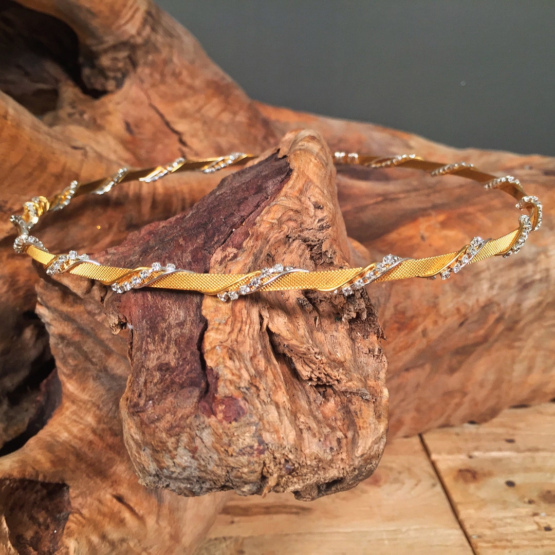 Pair Orthodox Wedding Crowns-stefana Wedding Crowns Gold Plated Silver ...