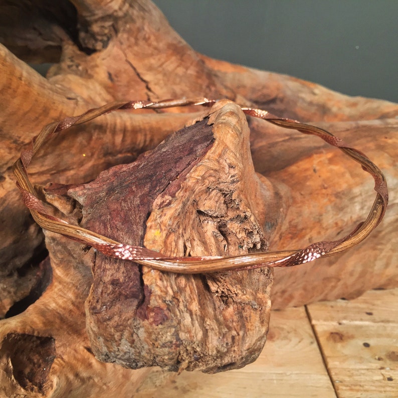 Pair Orthodox Wedding Crowns (stefana) Wooden Rustic Style & Hammered ...