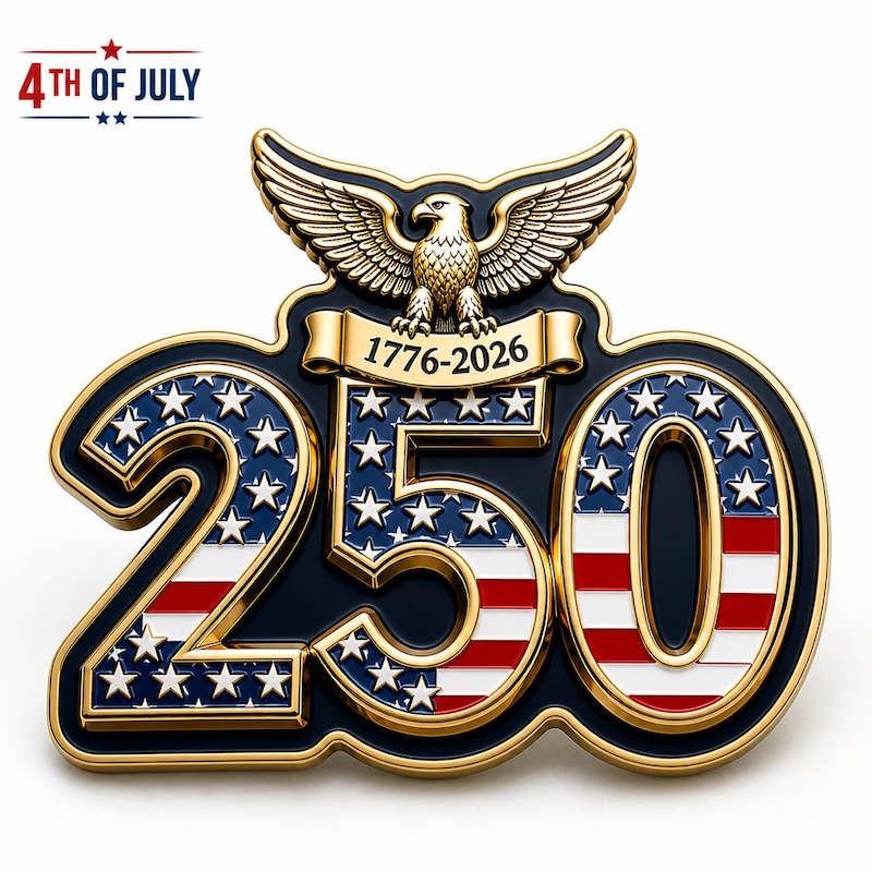 250th Anniversary Pin - Etsy