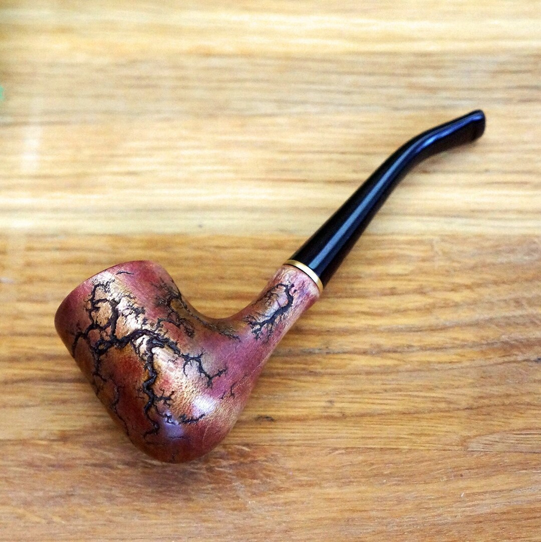 Mini Smoking Pipes, Tobacco Pipe lightning, Handmade Wood Pipe, Pocket ...