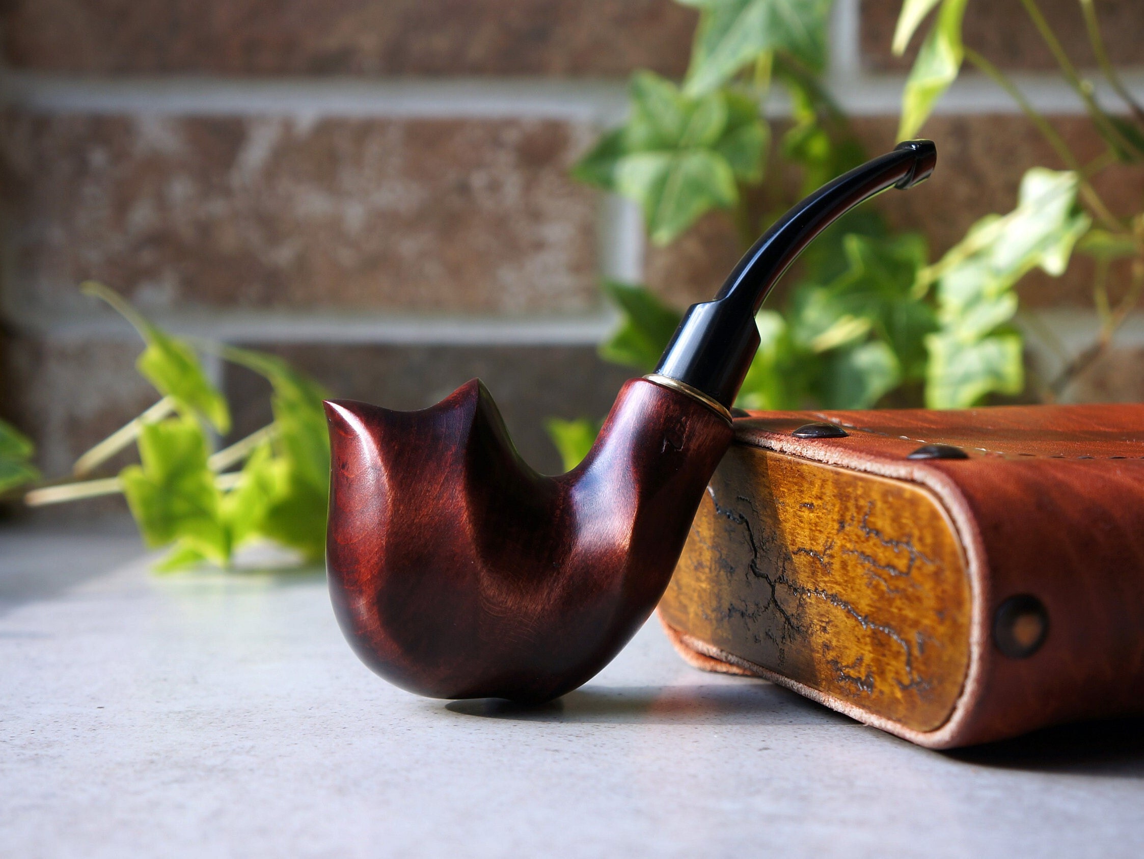 Small Flat Glass Tobacco Pipes