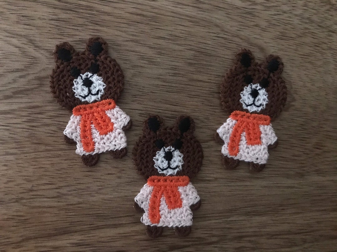 Teddy Bear Sew-on Patch Appliqué, Sew on Childrens Clothes Patches - Etsy