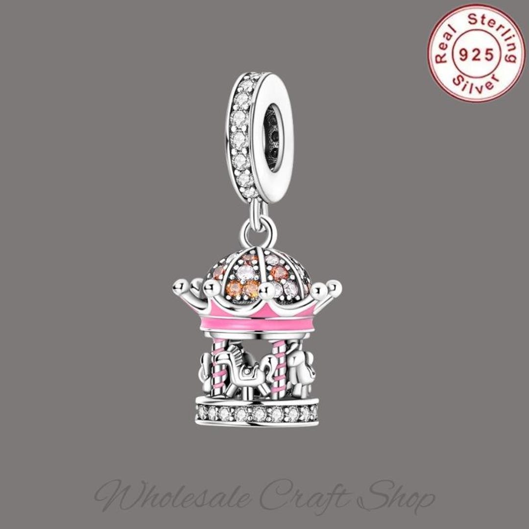 Carousel Carnival Dangle Charm, Fits Original, 925 Sterling Silver ...
