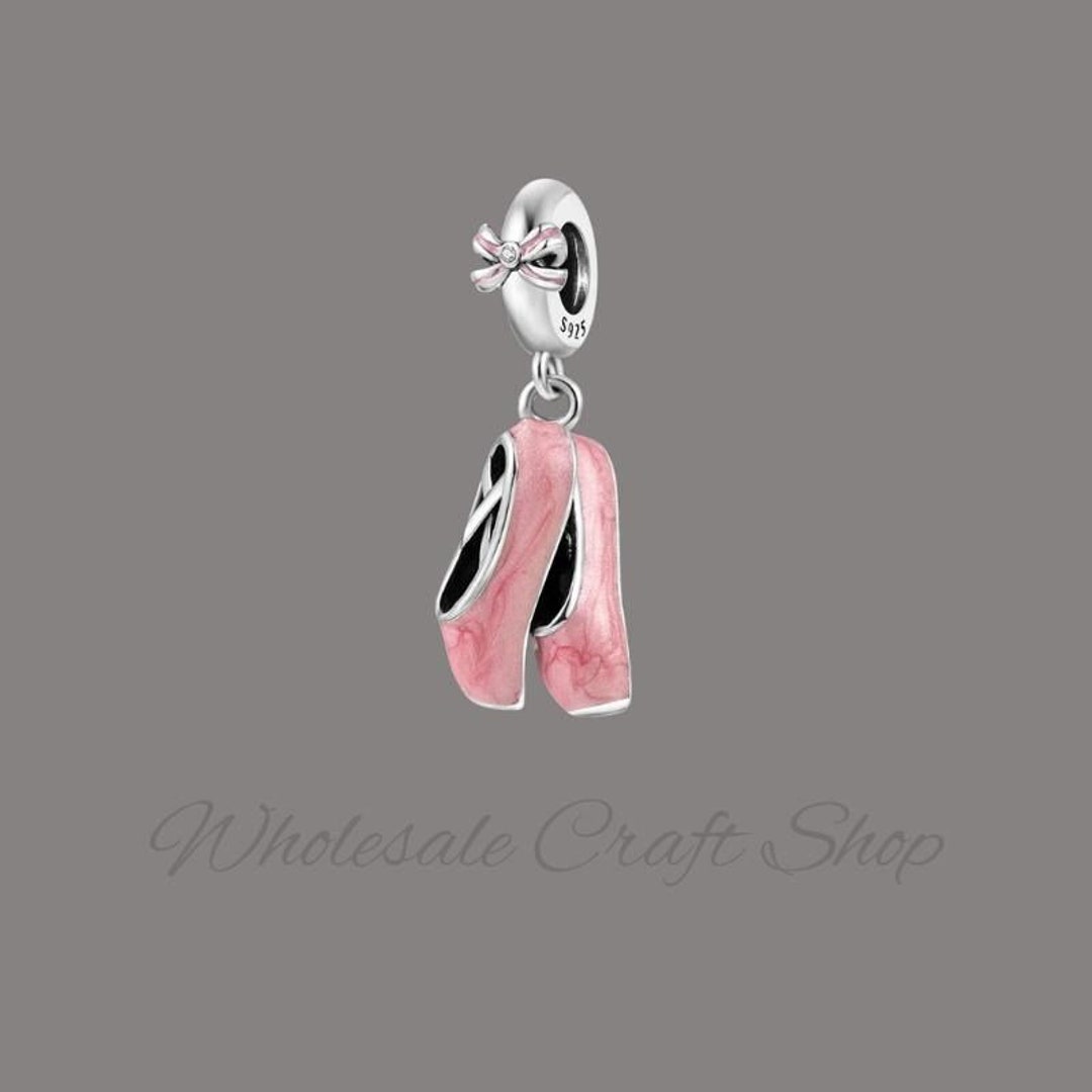 Ballet Shoes Charm for European Bracelets, Fits Original, Ballet ...