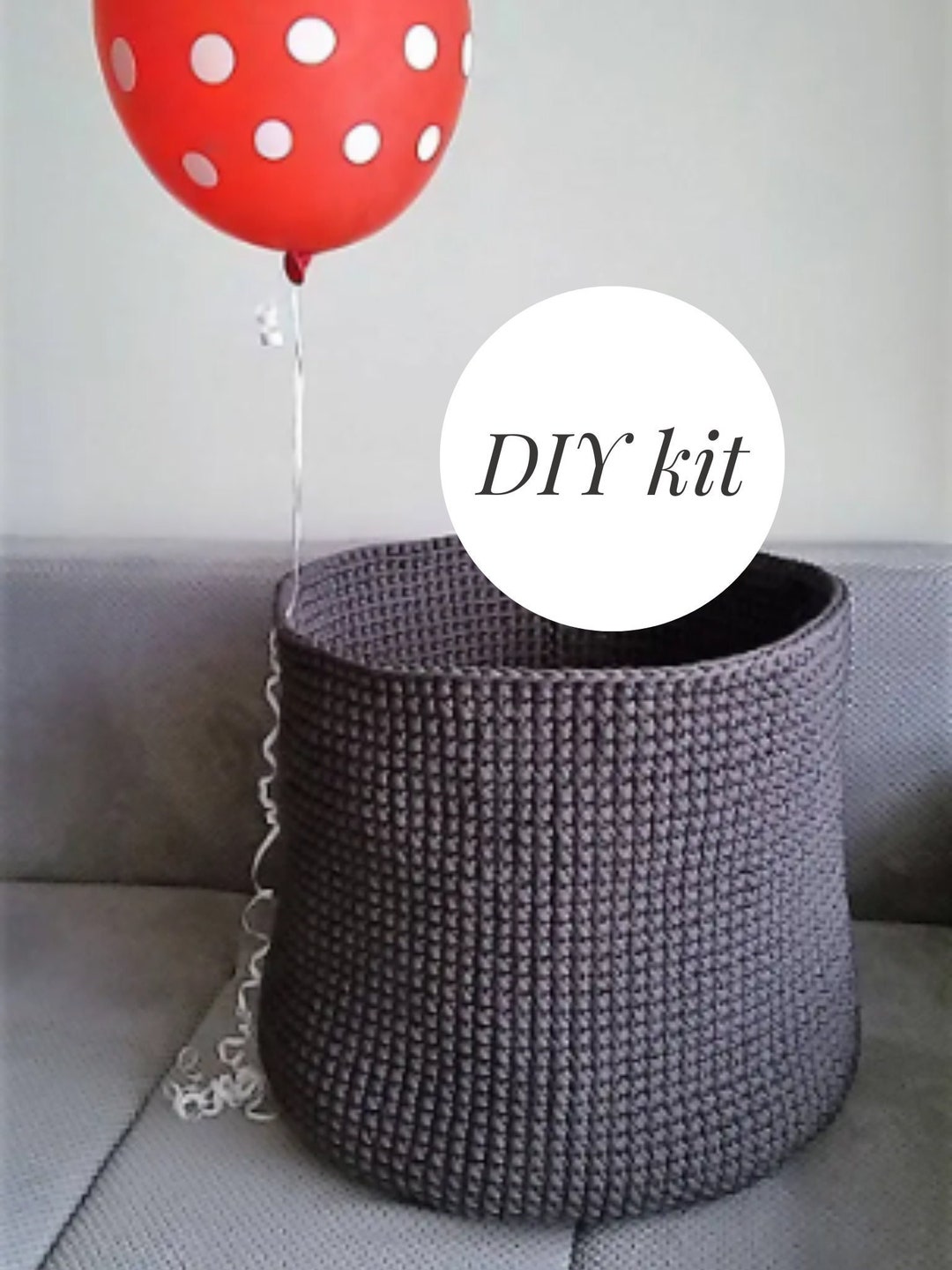 Crochet Basket Kit, DIY Basket Kit - Etsy