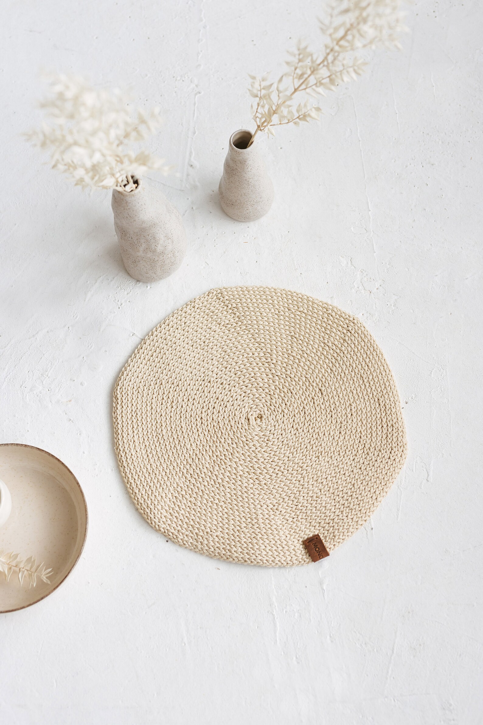 Crochet Placemat Pattern Round Placemat Pattern Crochet - Etsy