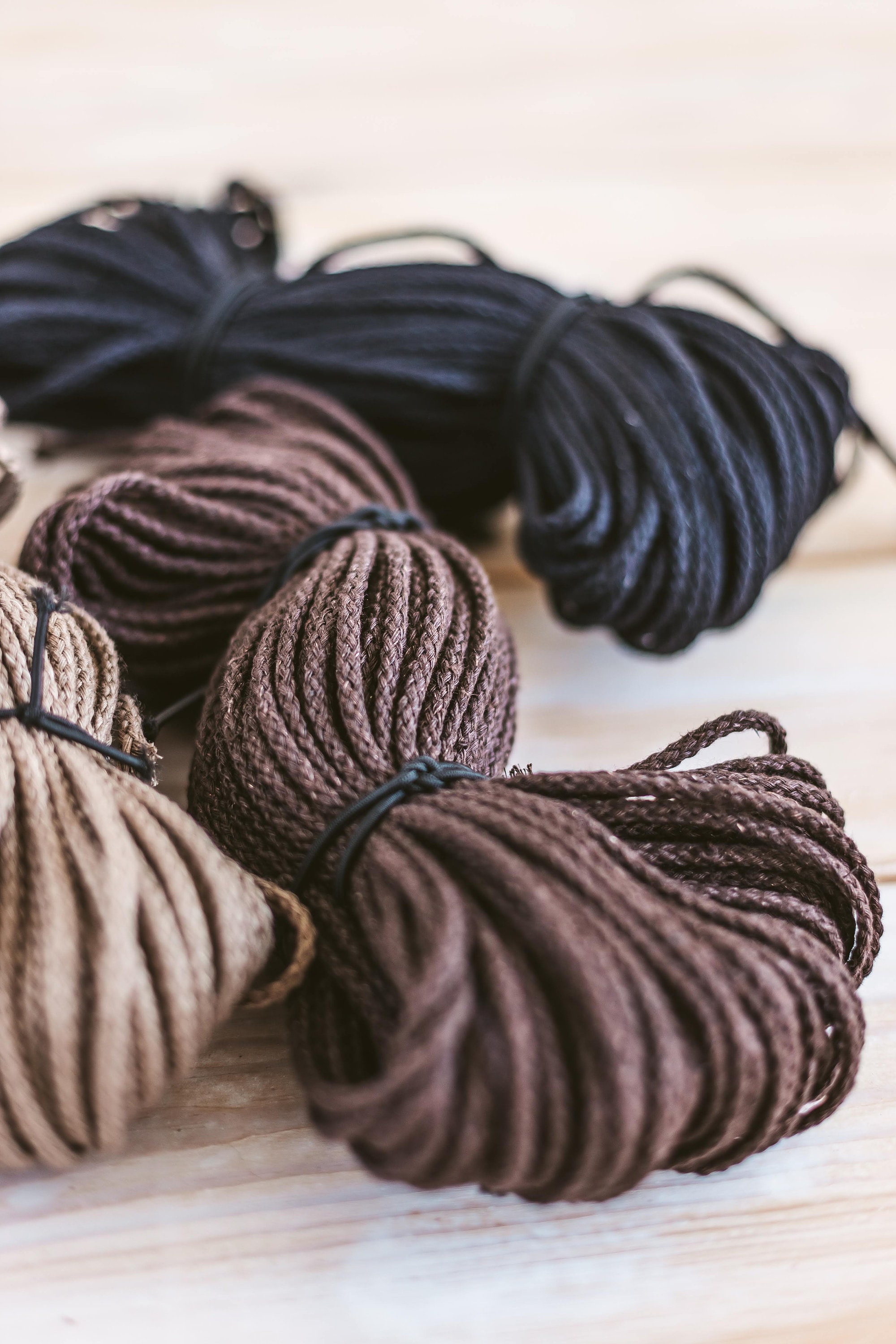 Linen Macrame Cord 5 Mm Linen Macrame Cord Braided Cord | Etsy