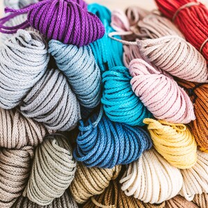 Gray Macrame Cord 5 Mm, Grey Yarn, Linen Yarn, Linen Rope, Braided ...