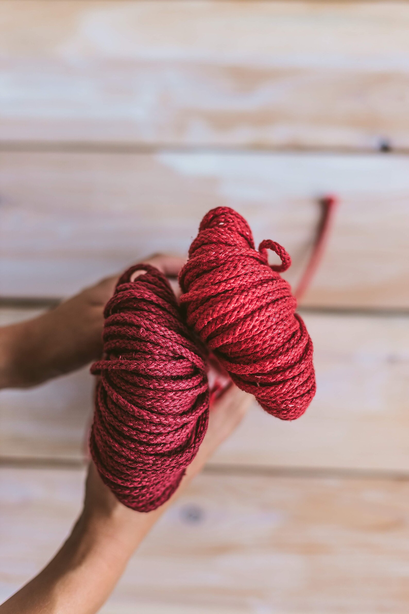 Red Macrame Cord 5 Mm Red Rope Linen Yarn Linen Rope - Etsy