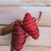 Red Macrame Cord 5 Mm, Red Rope, Linen Yarn, Linen Rope, Braided ...