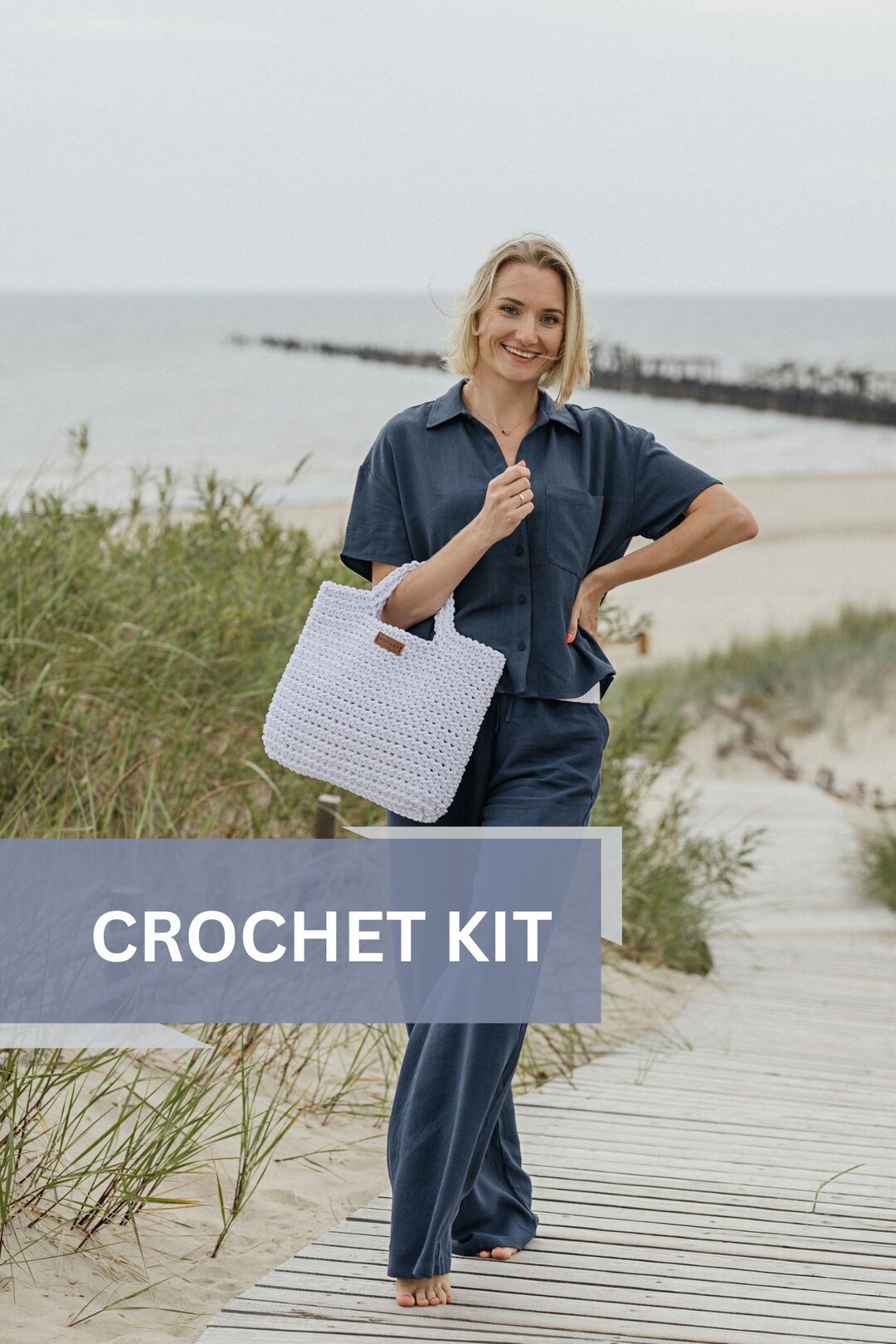 Crocheting Kit, Crochet Bag Kit, Crochet Bag Kit With Yarn and Pattern ...