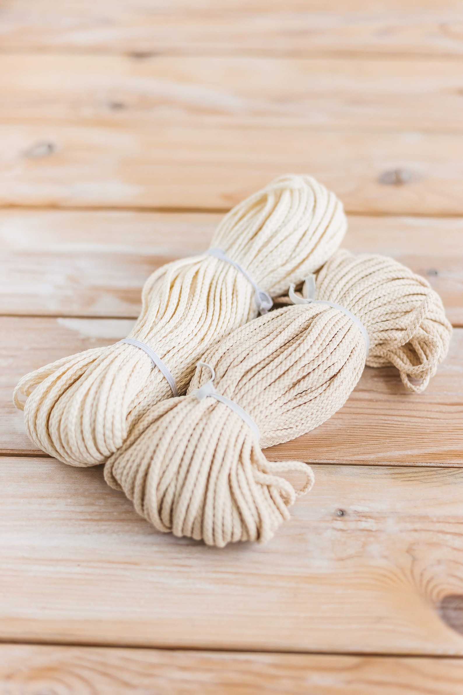 Natural Macrame Cord Linen Rope Braided Macrame Cord Linen | Etsy