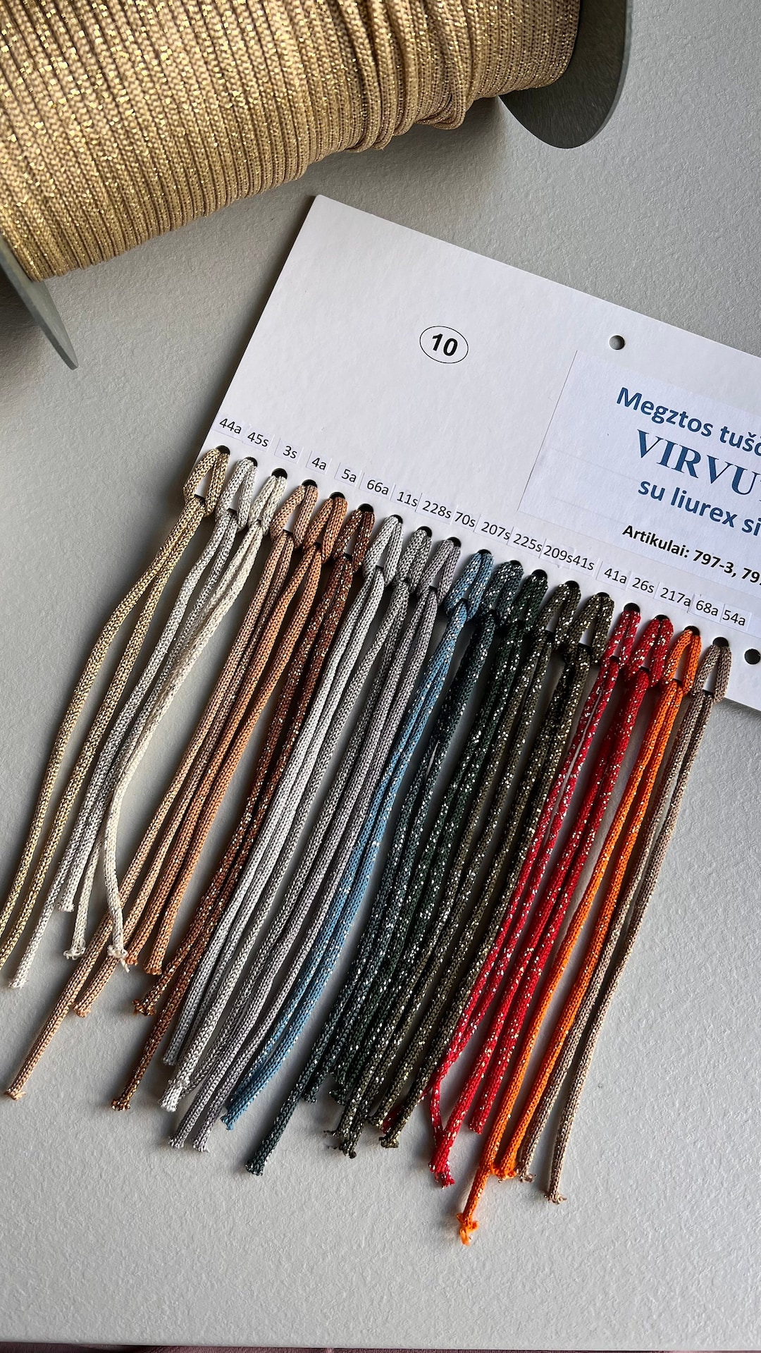 4mm Polyester Macrame Cord: Shimmering Lurex Rope - Etsy