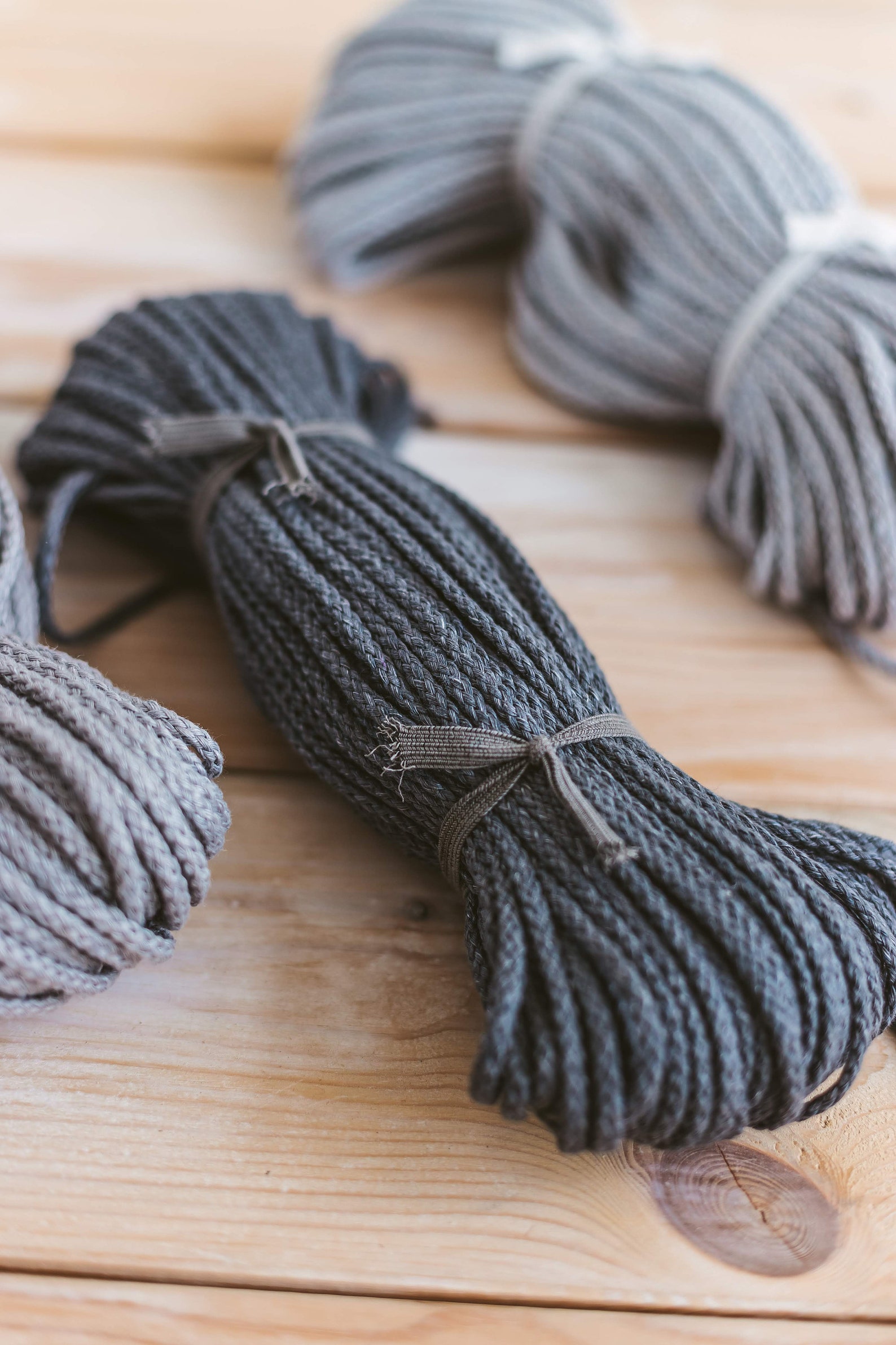 Gray Macrame Cord 5 Mm Grey Yarn Linen Yarn Linen Rope - Etsy