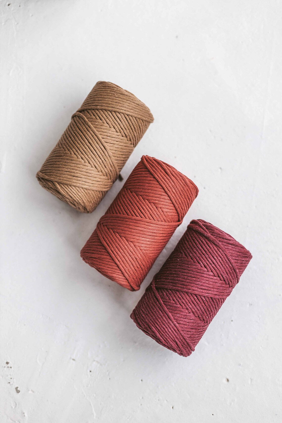 Single Strand Cotton Cord 3mm Macrame Cotton Cord Macrame - Etsy