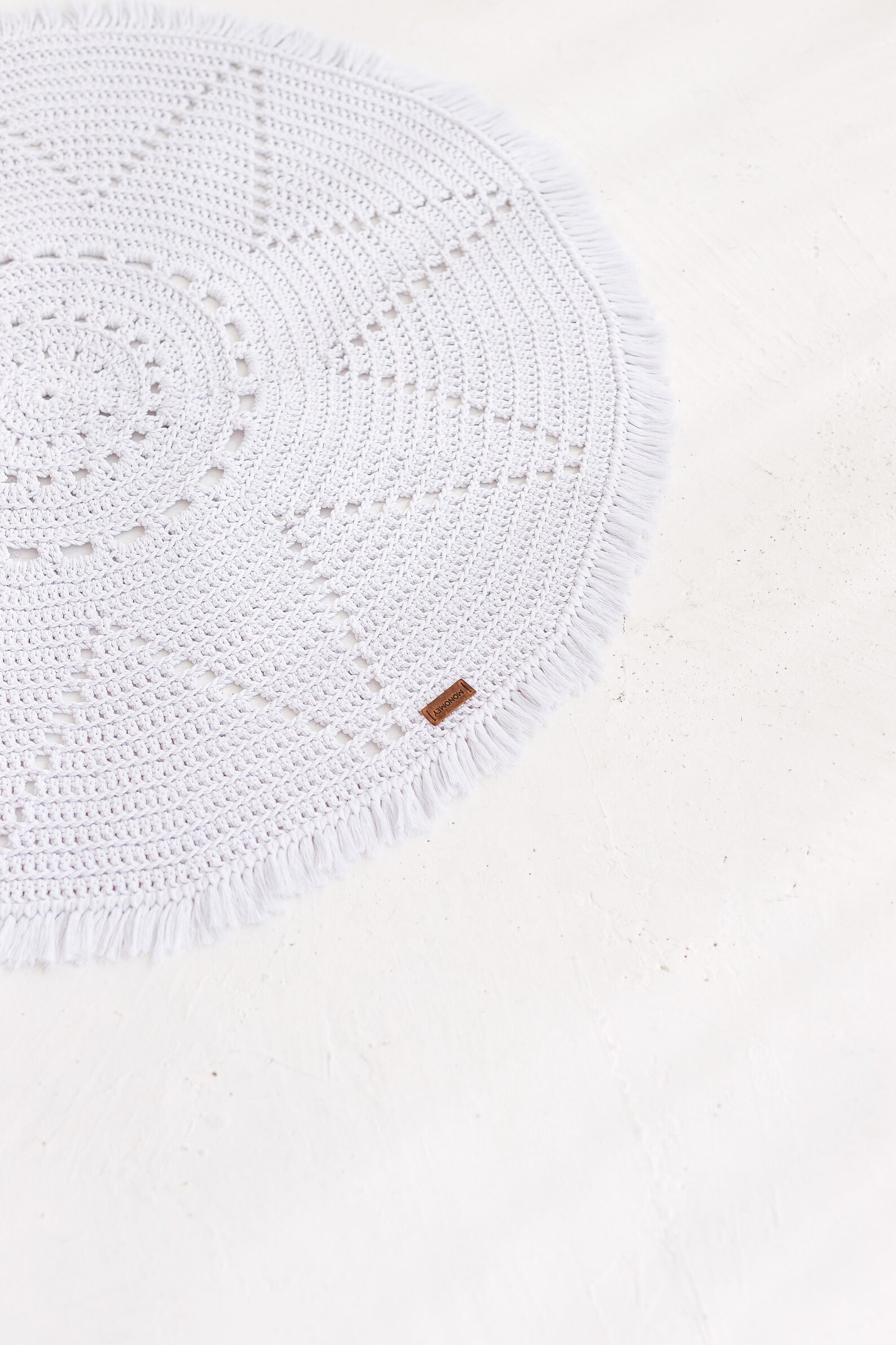 Crochet Rug Pattern Easy Crochet Round Rug Pattern Crochet - Etsy