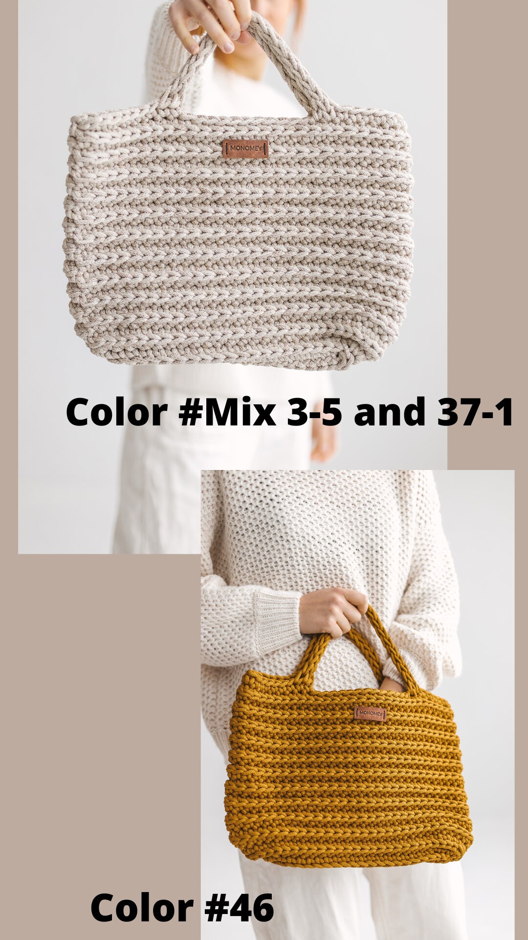 Handbag DIY Kit Craft Set Crochet Handbag Kit Diy Bag Kit - Etsy