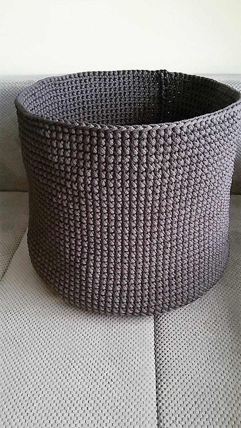 Crochet Basket Pattern, Round Laundry Storage (PDF Pattern) - Etsy