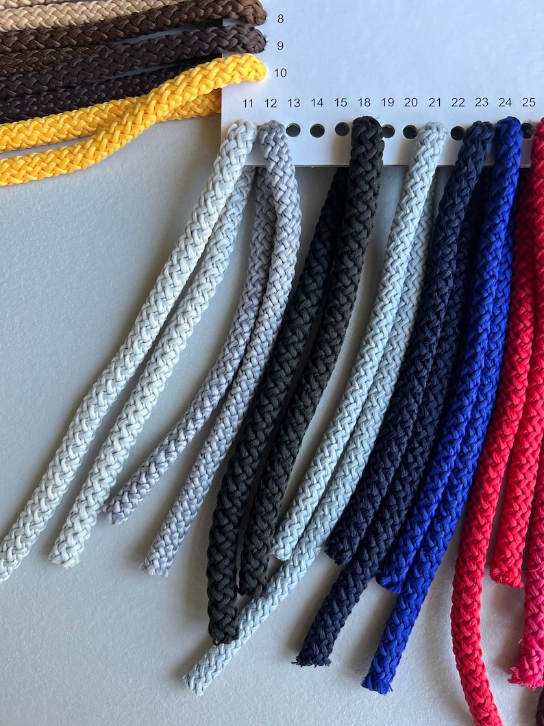 8mm Braided Macrame Cord: Soft Polyester Crafting Cord - Etsy