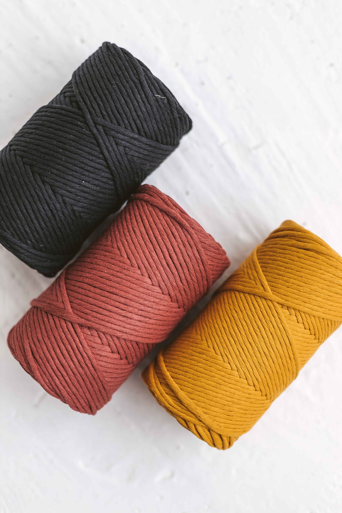 Single Strand Cotton Cord 3mm Macrame Cotton Cord Macrame - Etsy