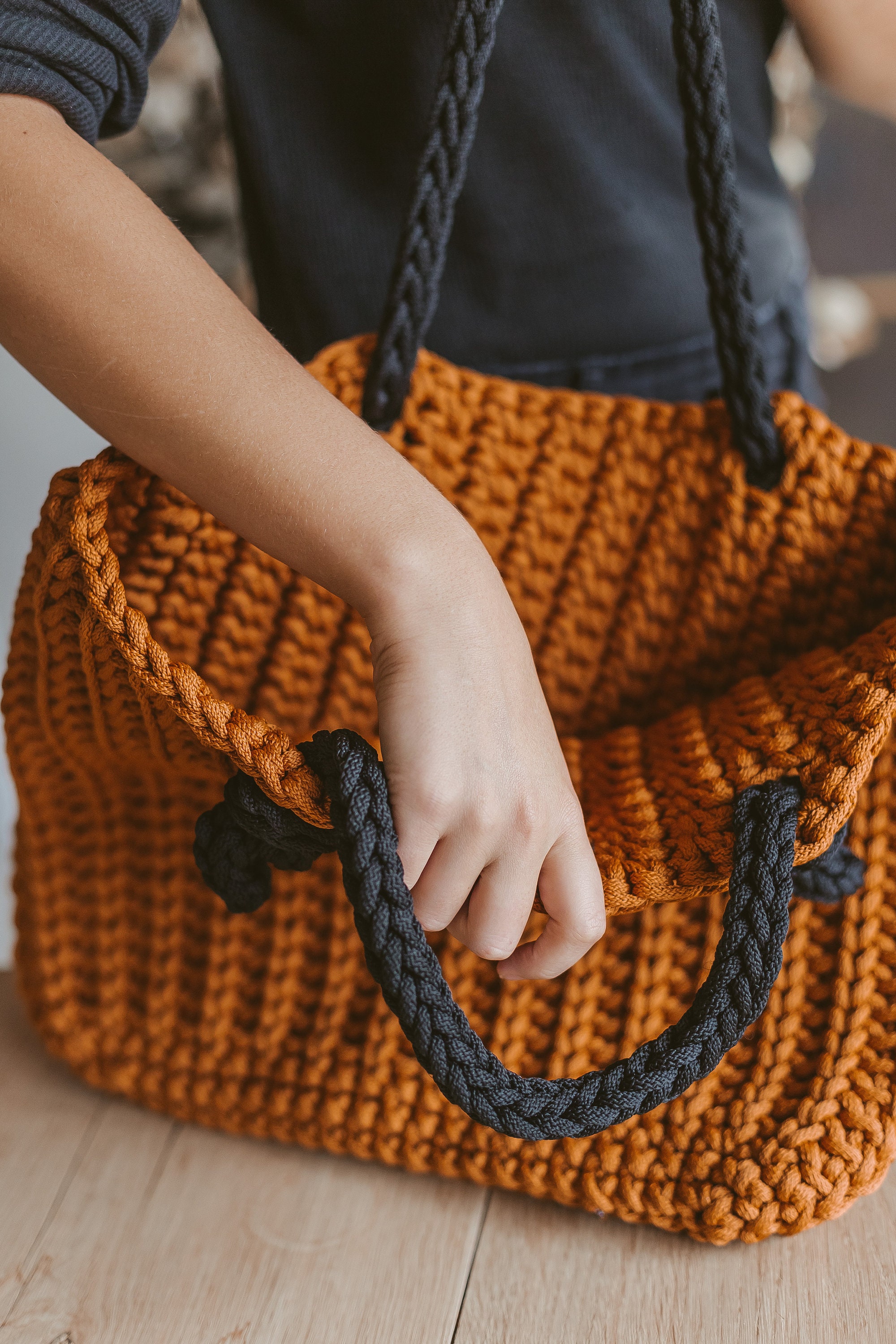 Crochet tote bag / crochet handbag / crochet bag / market tote | Etsy