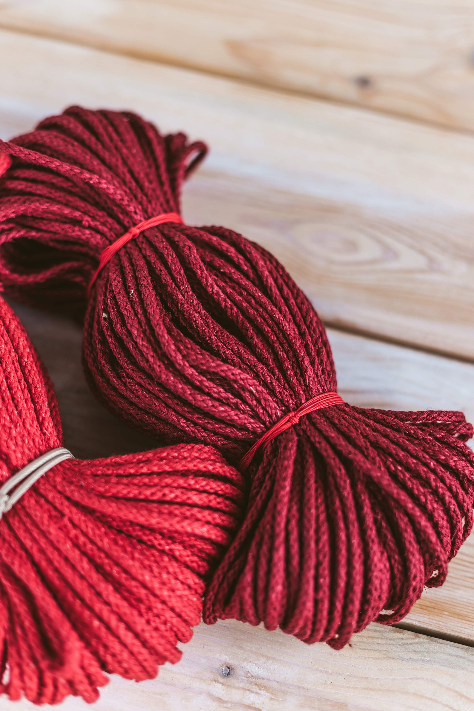 Red Macrame Cord 5 Mm Red Rope Linen Yarn Linen Rope - Etsy