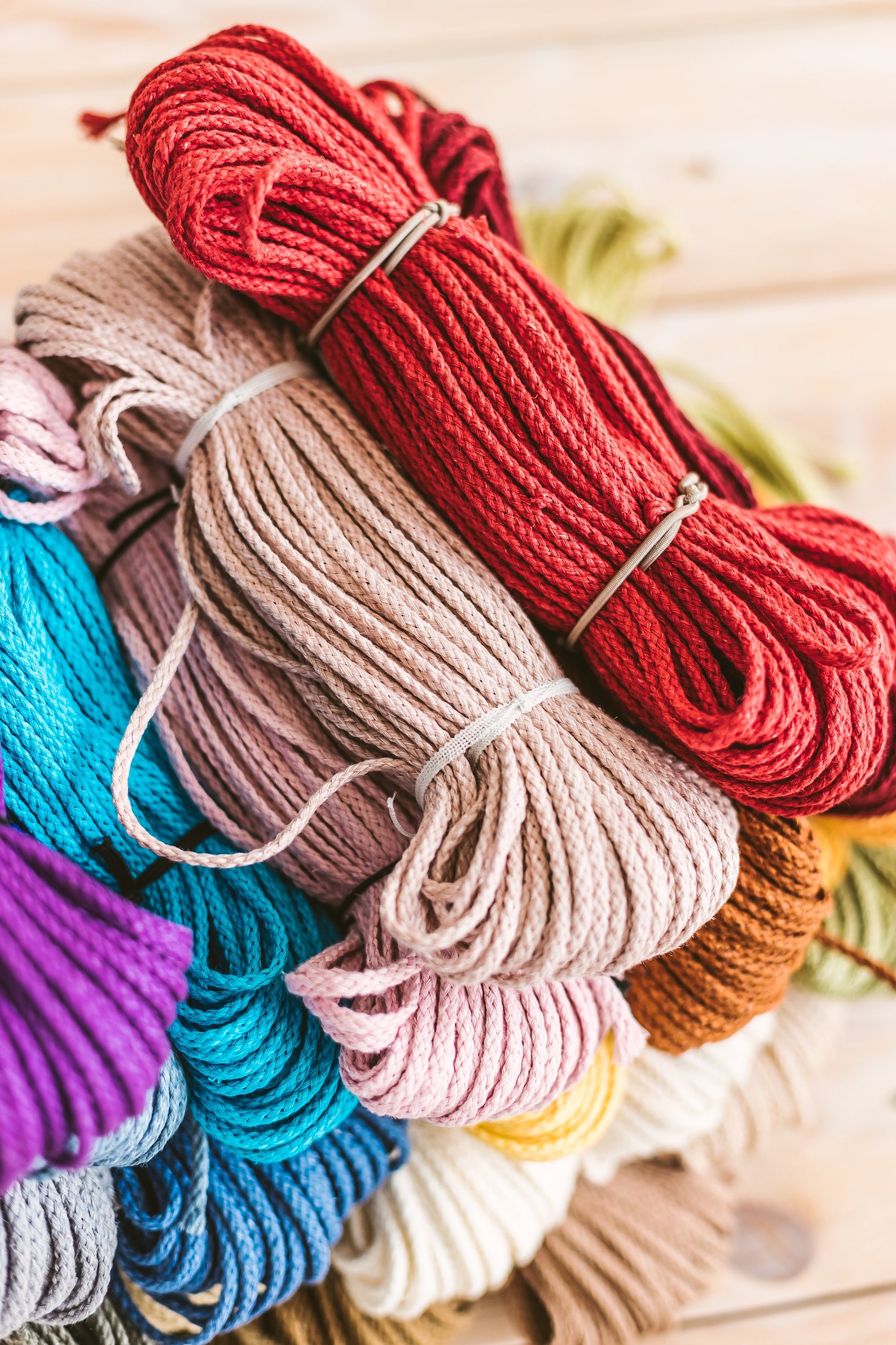 Red Macrame Cord 5 Mm Red Rope Linen Yarn Linen Rope - Etsy