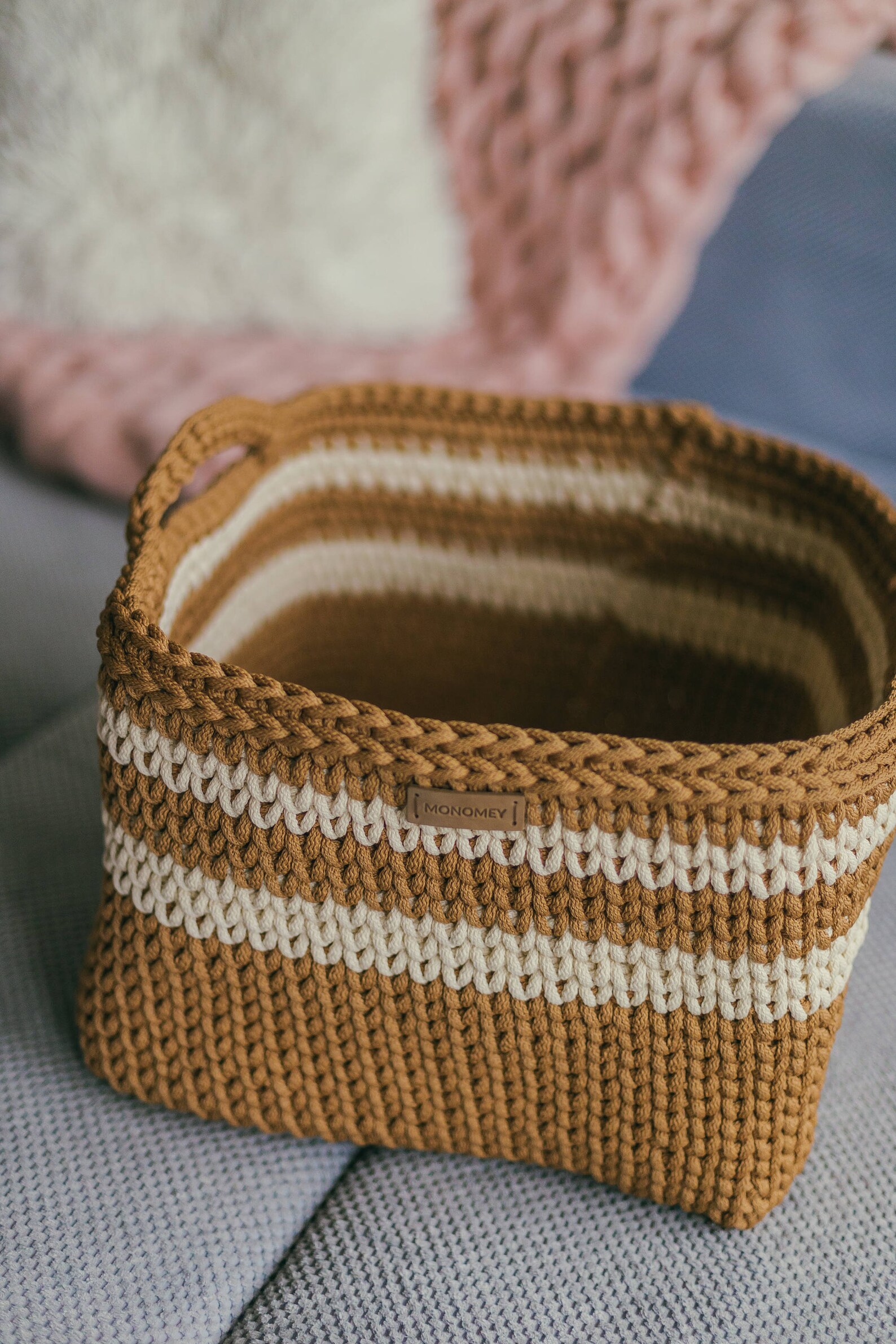 Square Basket Bag PATTERN, Square Basket PATTERN, Pattern Pdf, Crochet ...