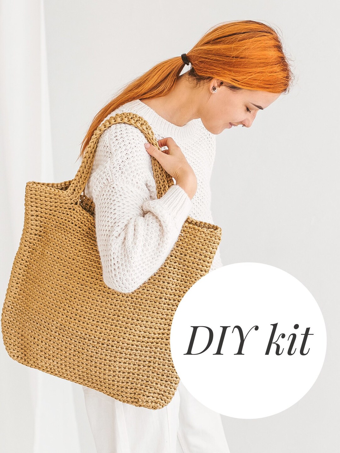 Crochet Bag Kit, DIY Crochet Bag Kit, DIY Crochet Kit, Diy Kit for ...