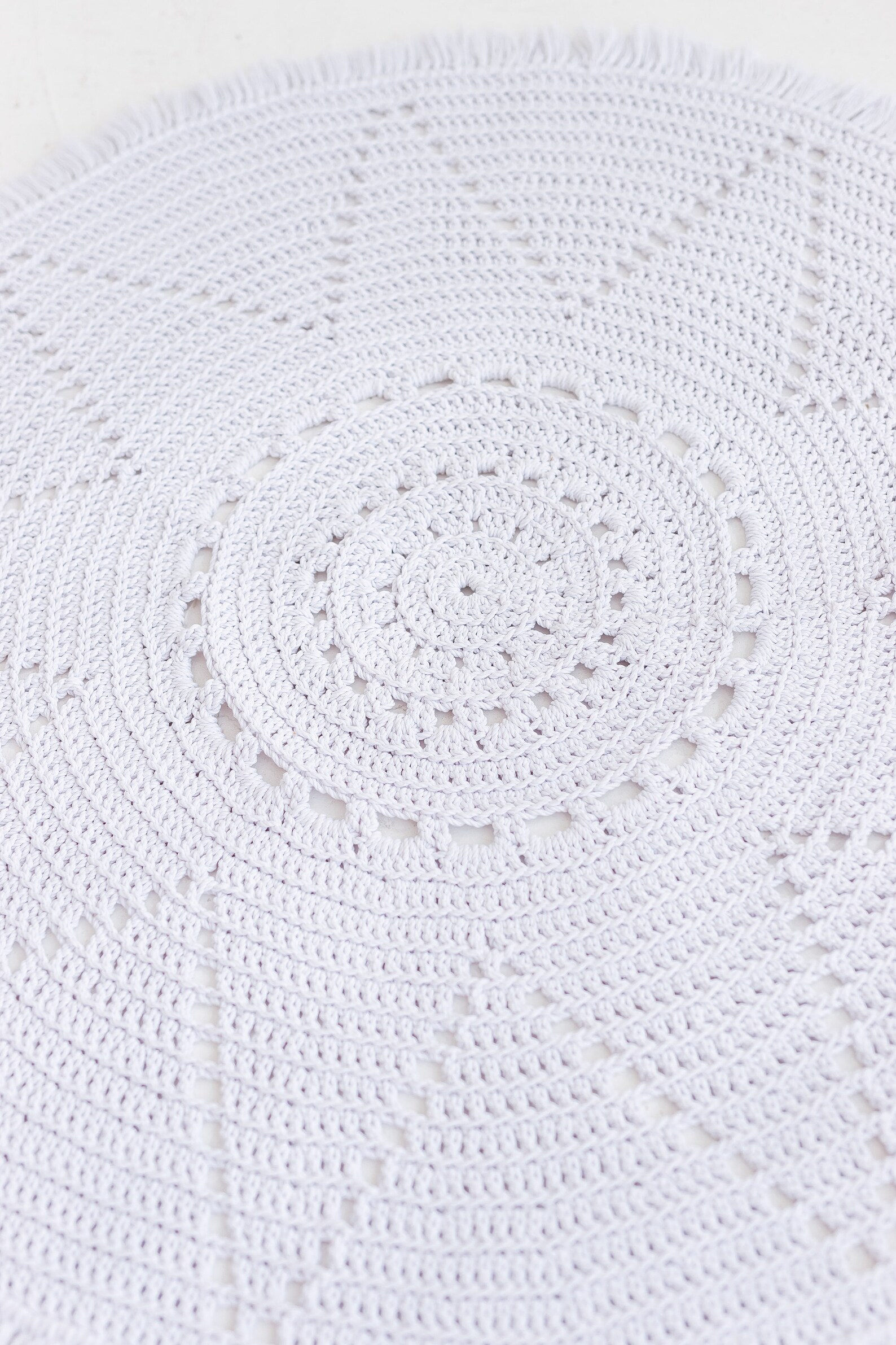 Crochet Rug Pattern Easy Crochet Round Rug Pattern Crochet - Etsy