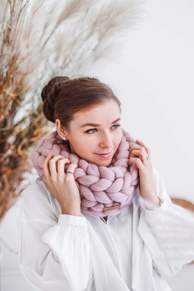 Chunky Infinity Scarf Chunky Snood Chunky Wool SCARF Super - Etsy UK