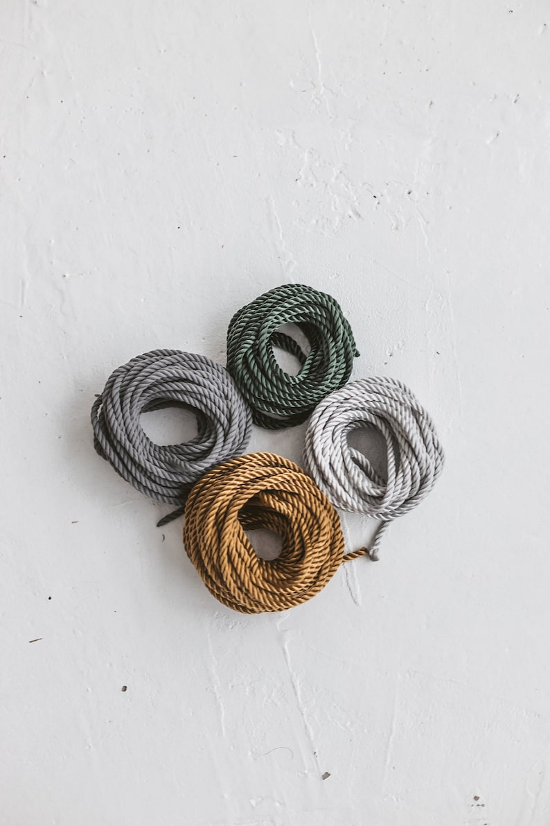 6mm Twisted Polypropylene Cord: Colorful Jewelry Rope - Etsy