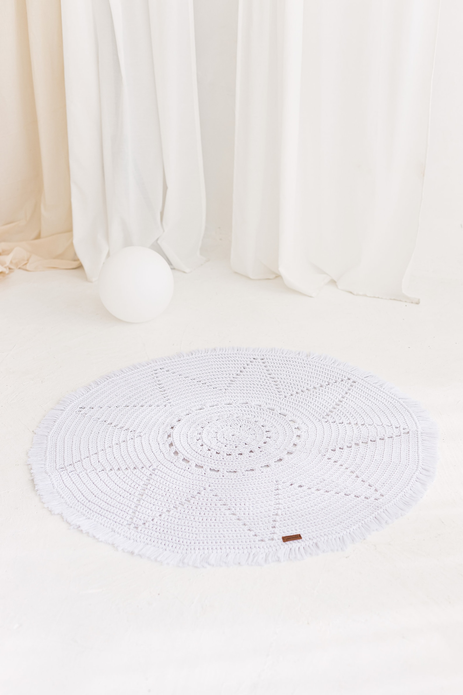 Crochet Rug Pattern Easy Crochet Round Rug Pattern Crochet - Etsy