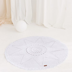 Crochet Rug Pattern Easy, Crochet Round Rug Pattern, Crochet Rug ...