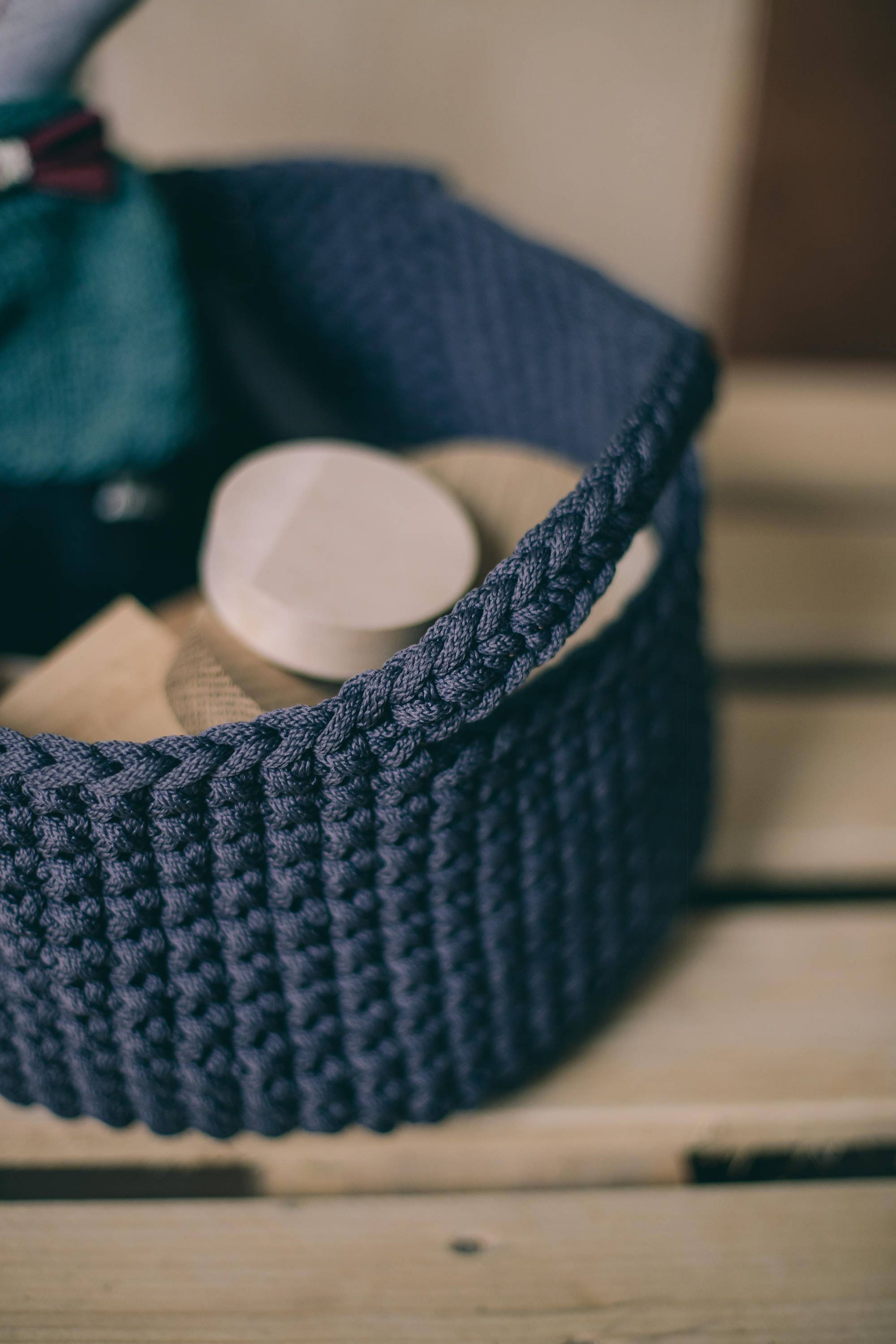 Crochet Basket PATTERN Crochet Basket With Handles PATTERN - Etsy