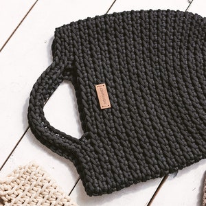 Crochet Tote Bag DIY Kit: Macrame Cord, PDF Pattern + Video - Etsy
